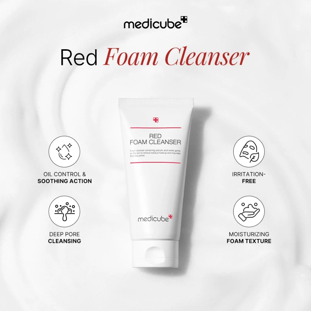 [Medicube] Red Foam Cleanser 120ml – StyleKorean Indonesia